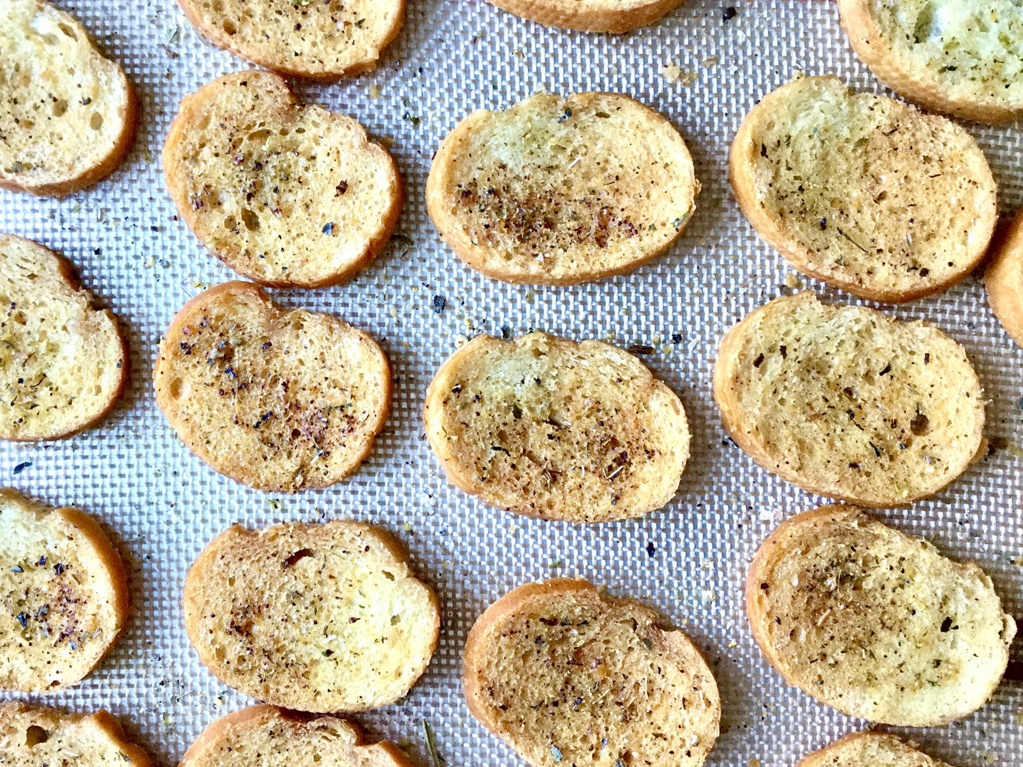 Easy Baguette Crackers - The Quaint Kitchen