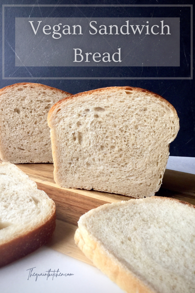 Vegan Sandwich Bread (Step-by-Step) - The Quaint Kitchen